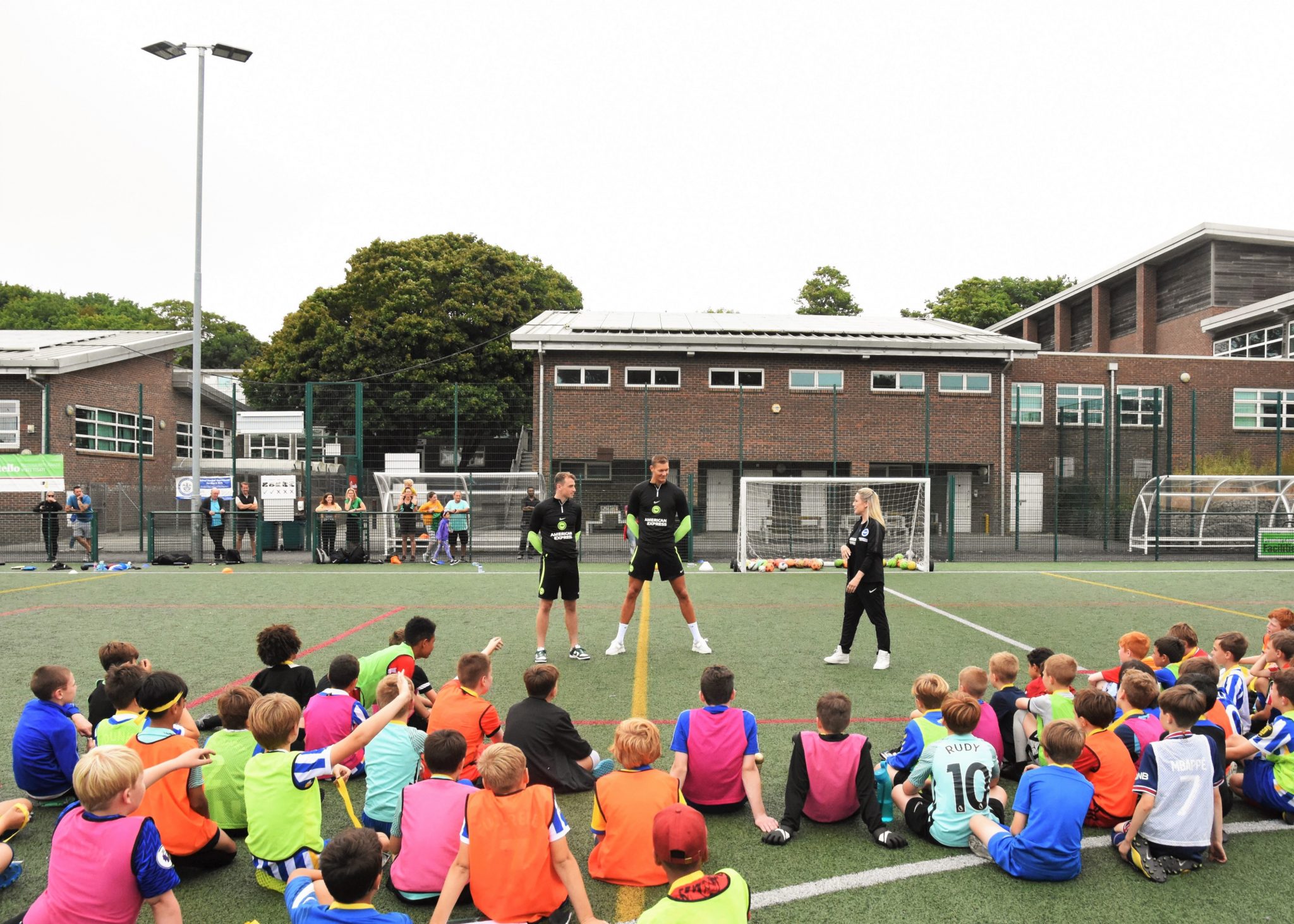 Soccer Schools kids learn nutrition from Albion keepers - Brighton ...