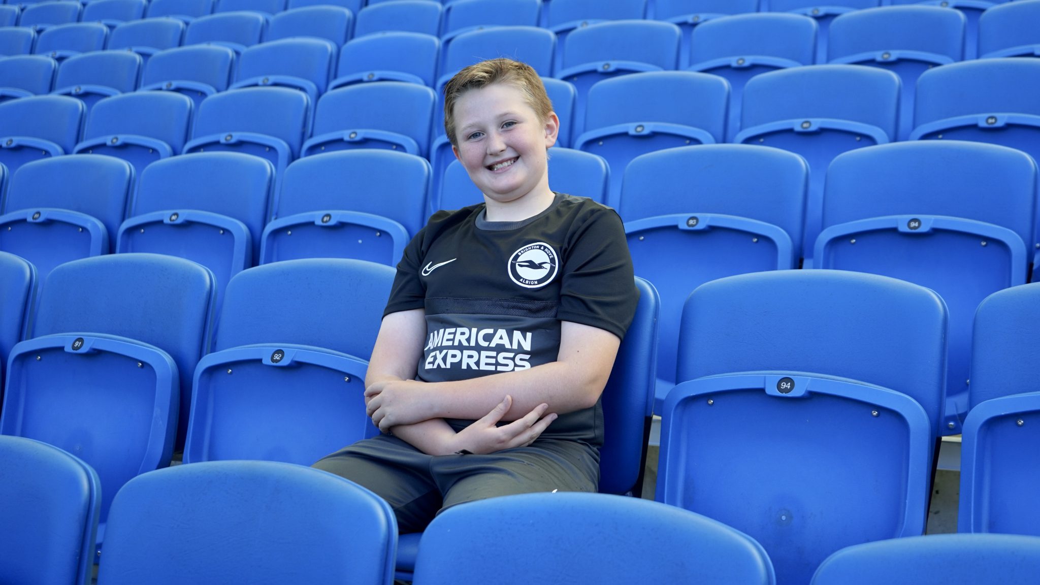 Mega Myron finds his feet - Brighton & Hove Albion Foundation